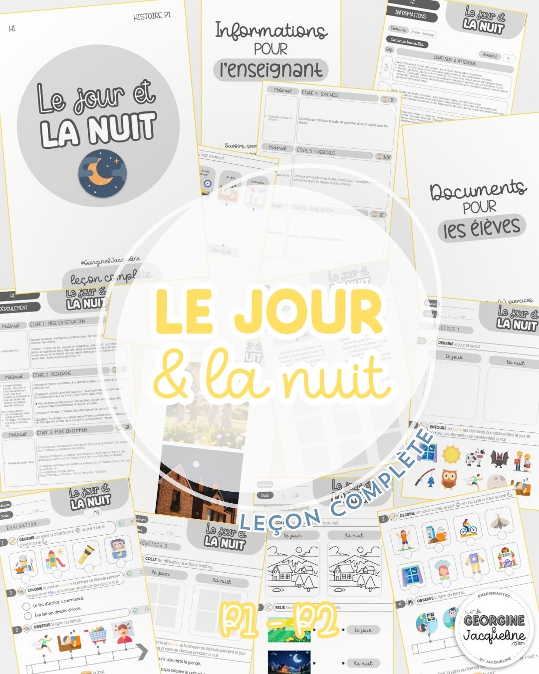 Le jour et la nuit – Leçon complète – Georgine & Jacqueline