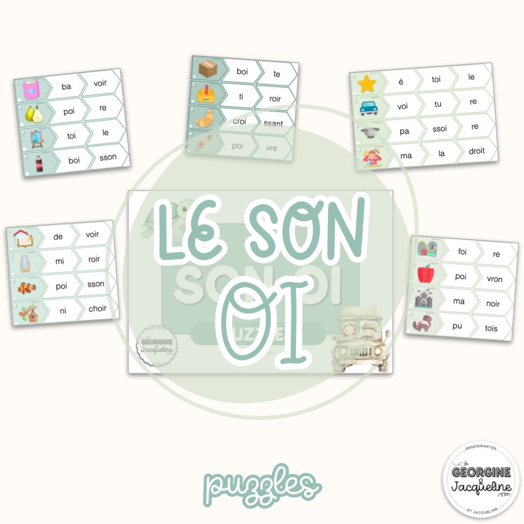 Le son OI - puzzles (atelier) – Georgine & Jacqueline